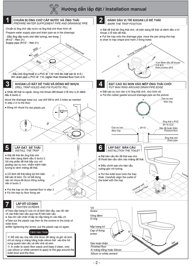 Bồn cầu 1 khối Inax AC-900VRN thiết kế độc đáo, giá rẻ